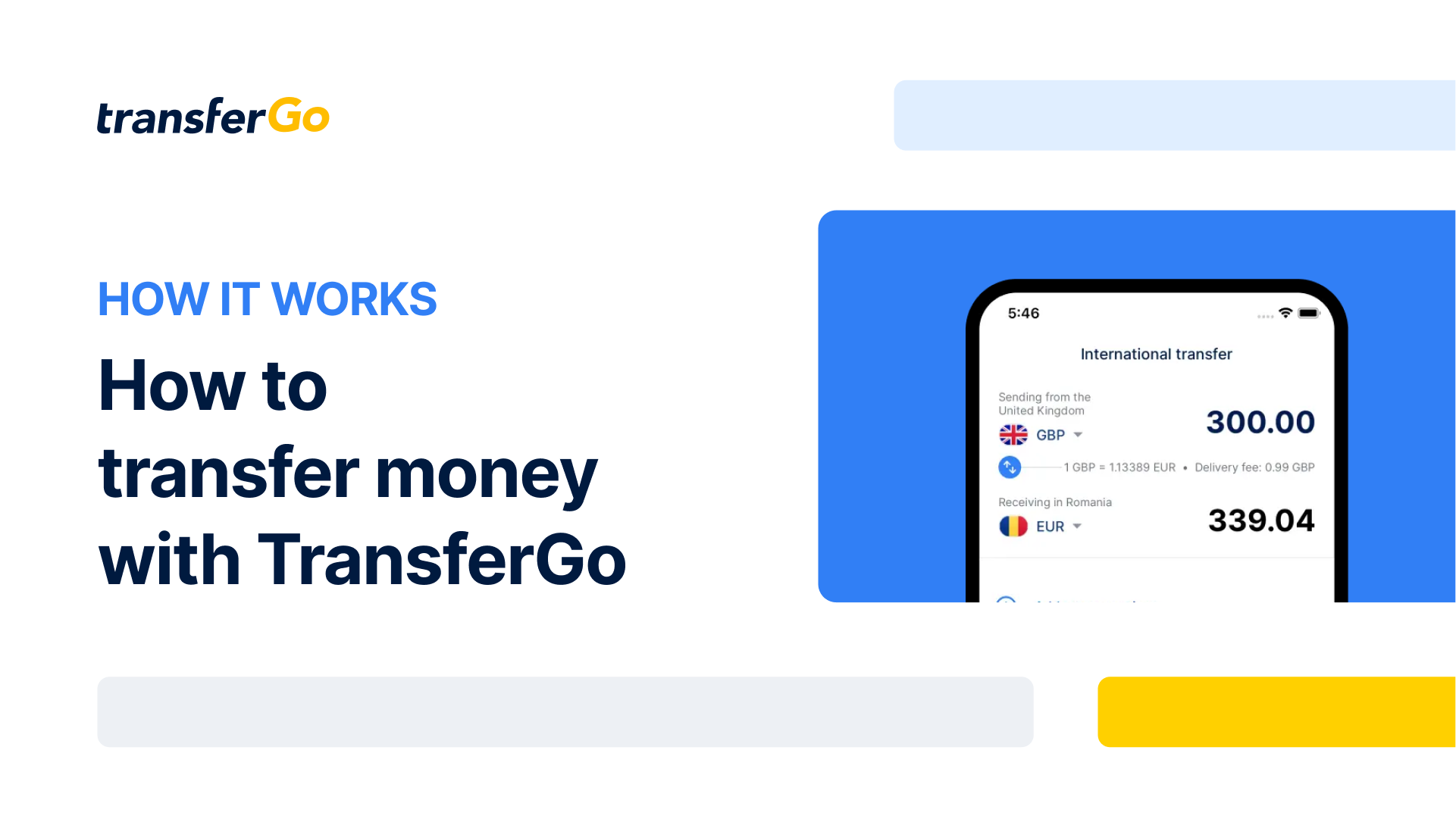 How it works - TransferGo UK